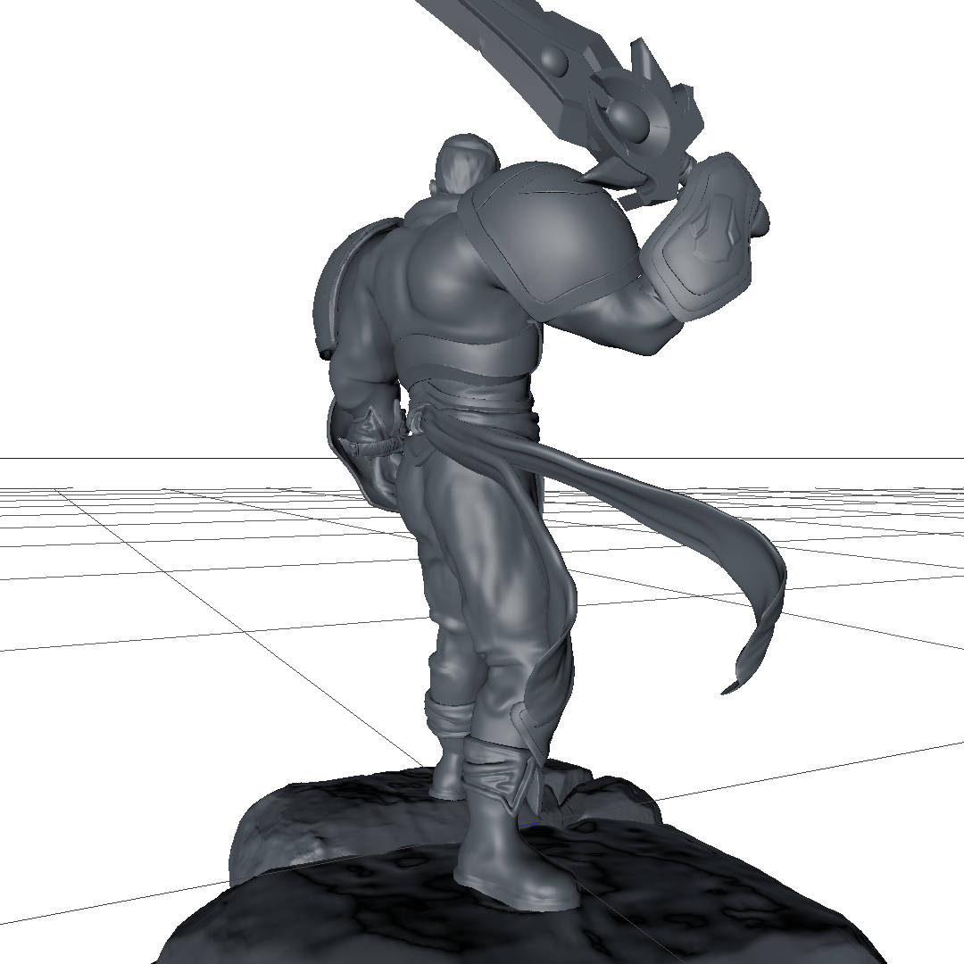 OBJ file Garen from League of Legends 🗿 ・3D printer model to download・Cults