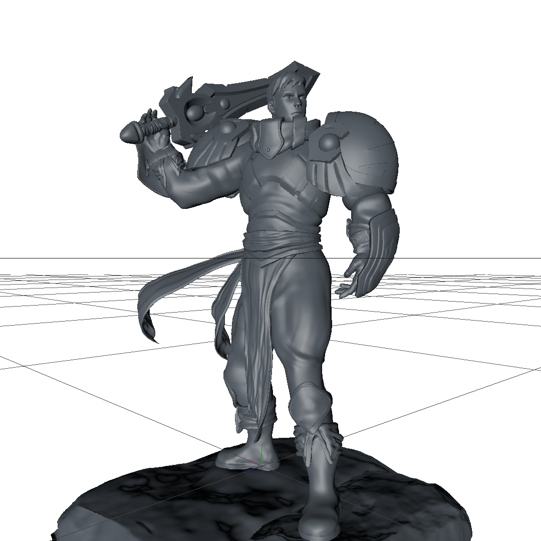 OBJ file Garen from League of Legends 🗿 ・3D printer model to download・Cults