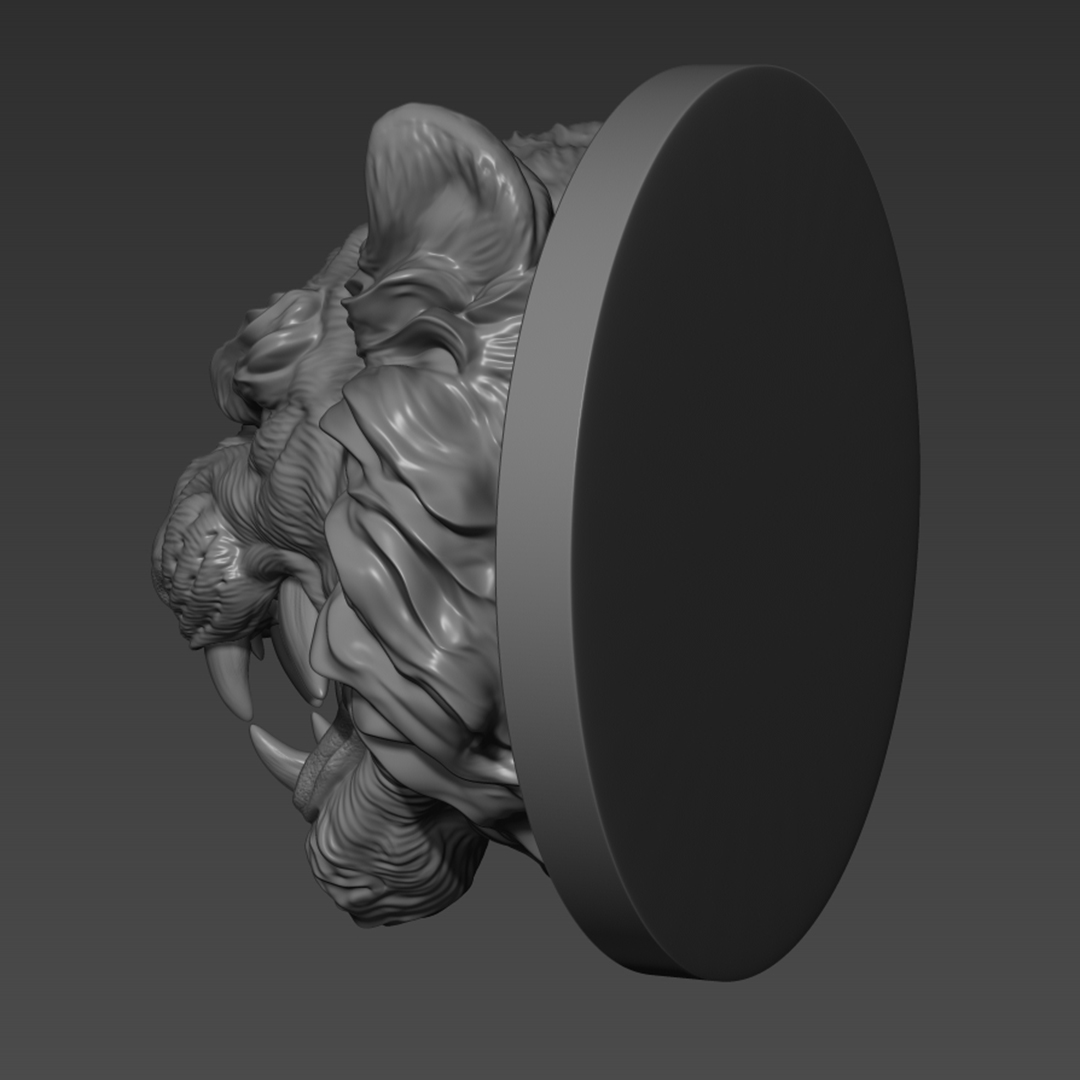 🐅 Tiger head in Japanese style・ STL File for 3D printing and CNC ...