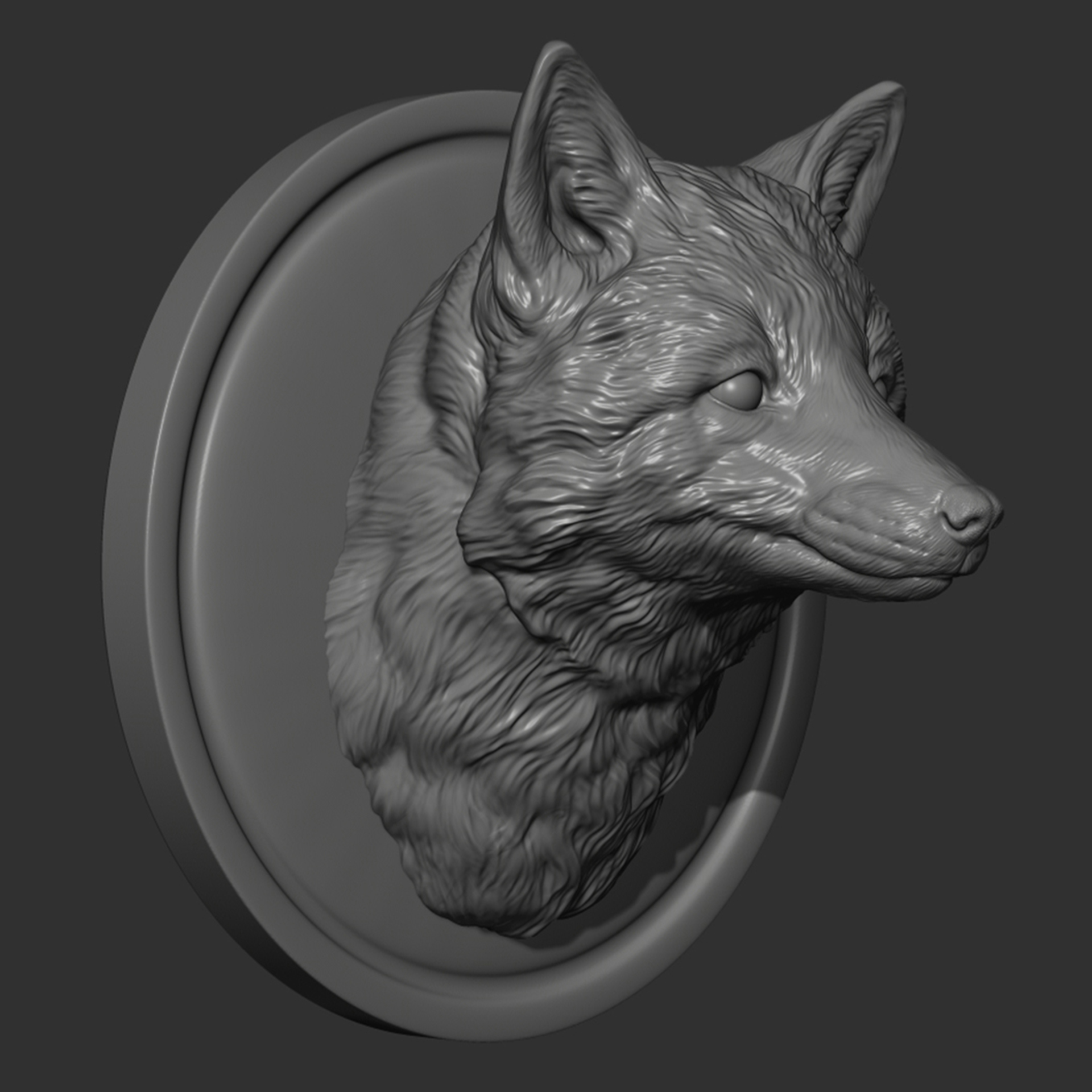 STL file Fox head 🦊 (OBJ)・Model to download and 3D print・Cults