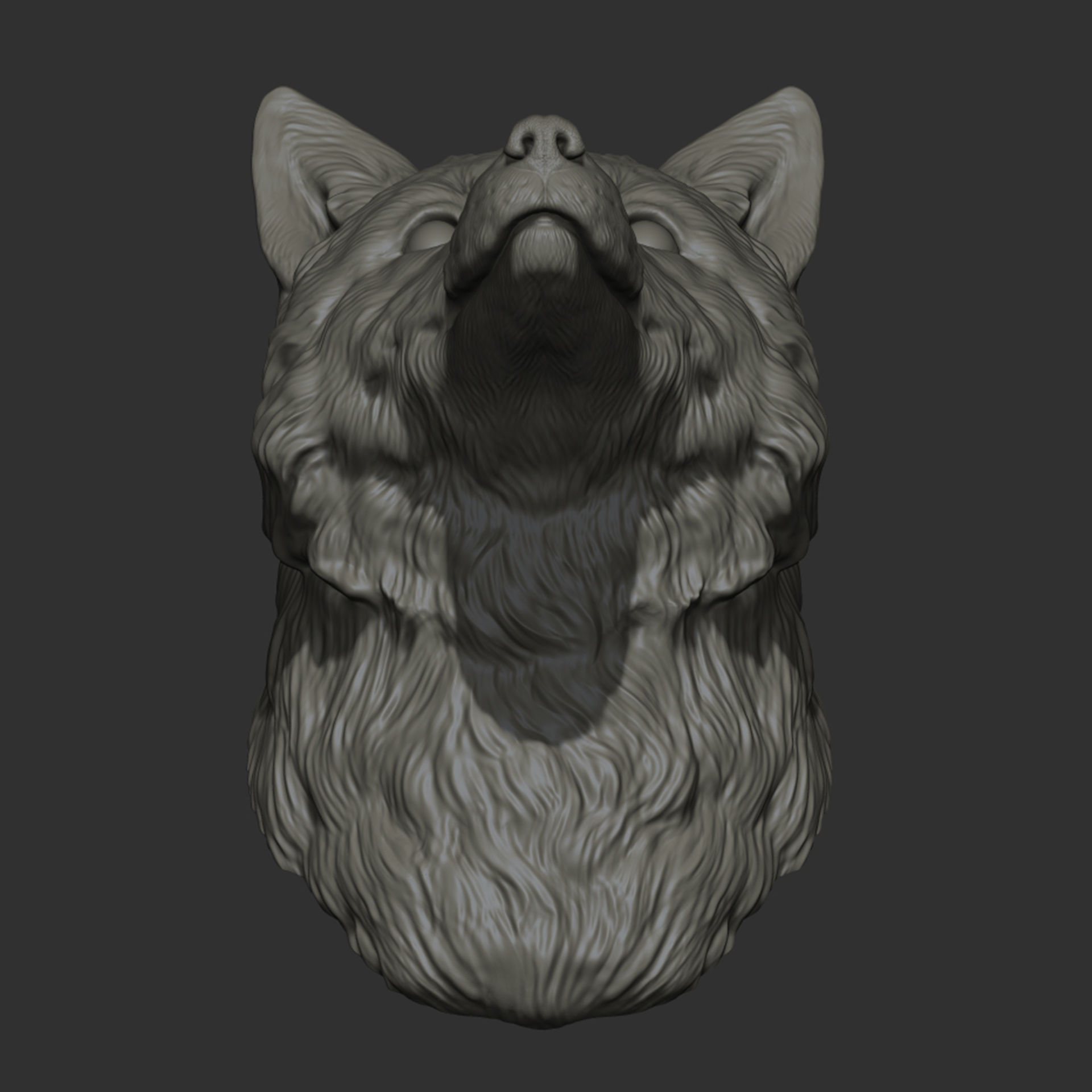 STL file Fox head 🦊 (OBJ)・Model to download and 3D print・Cults