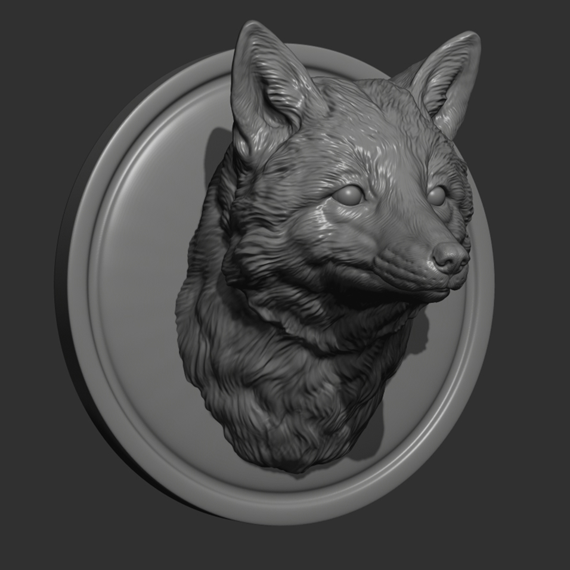STL file Fox head 🦊 (OBJ)・Model to download and 3D print・Cults