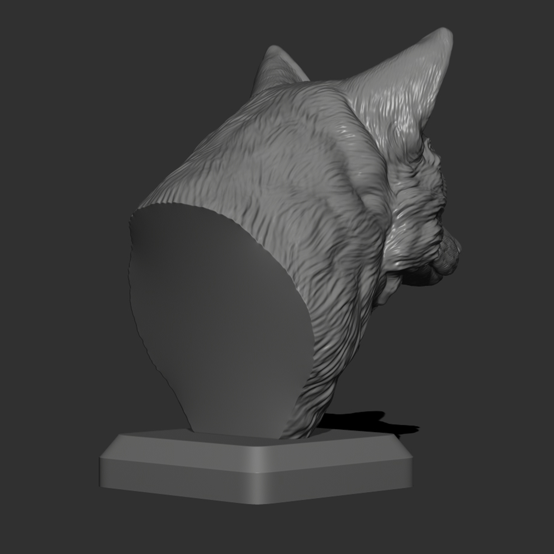 STL file Fox head 🦊 (OBJ)・Model to download and 3D print・Cults