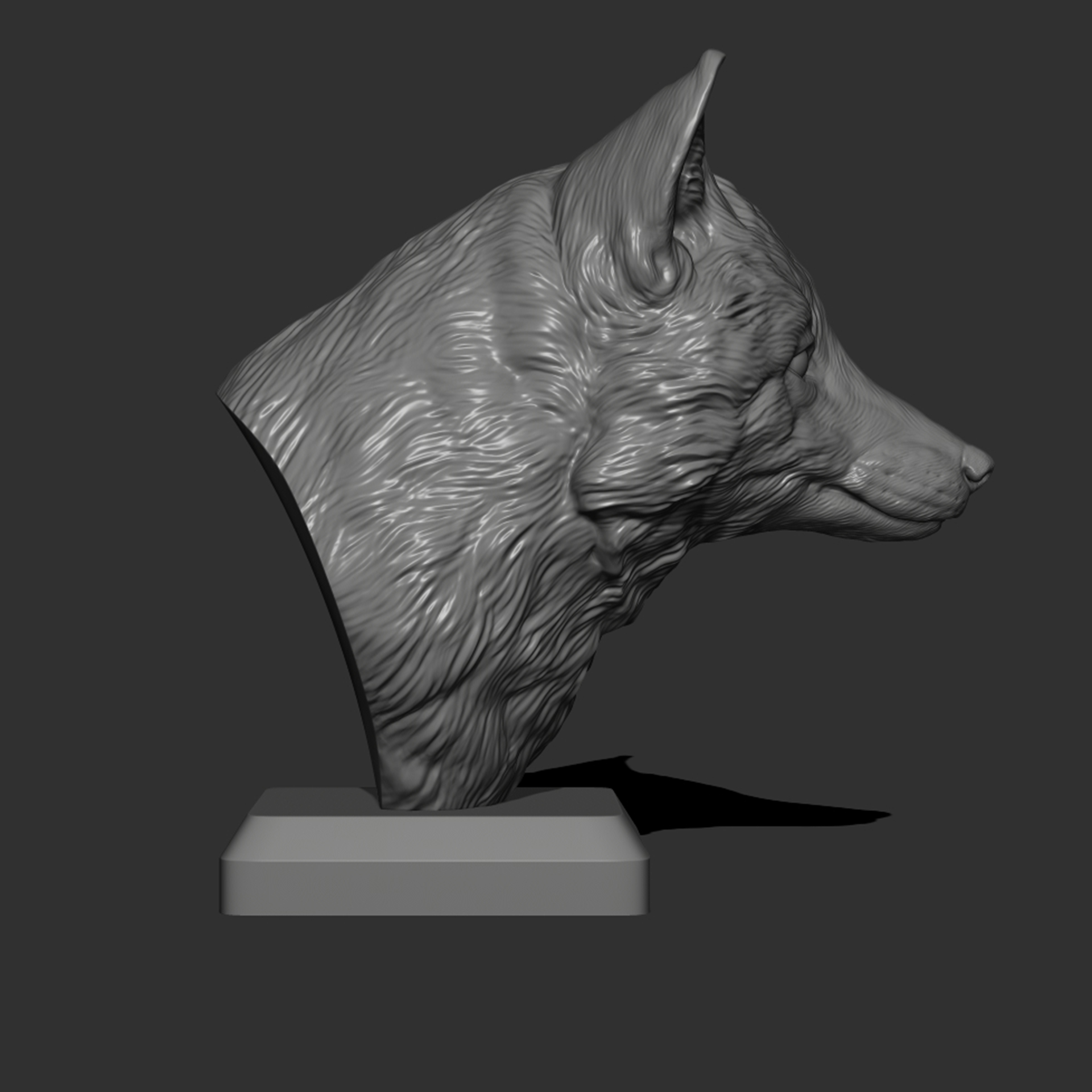 STL file Fox head 🦊 (OBJ)・Model to download and 3D print・Cults