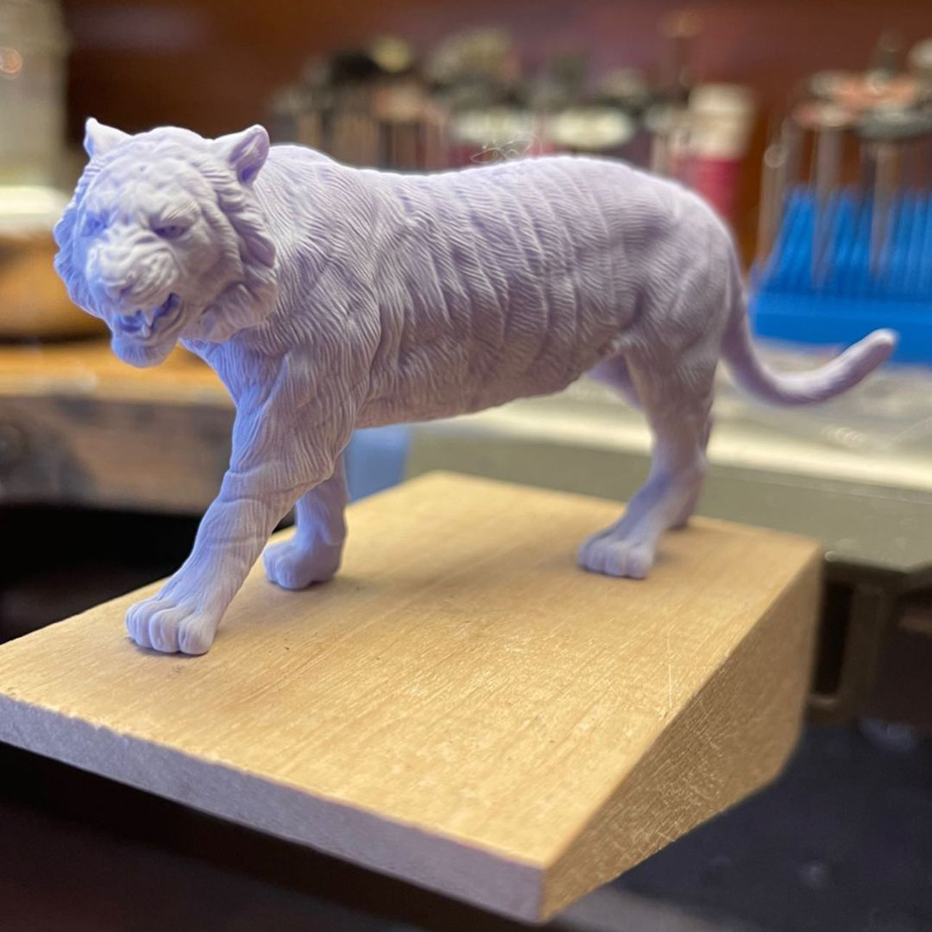 🐅 Tiger walking・ STL File for 3D printing and CNC machining - Laser ...