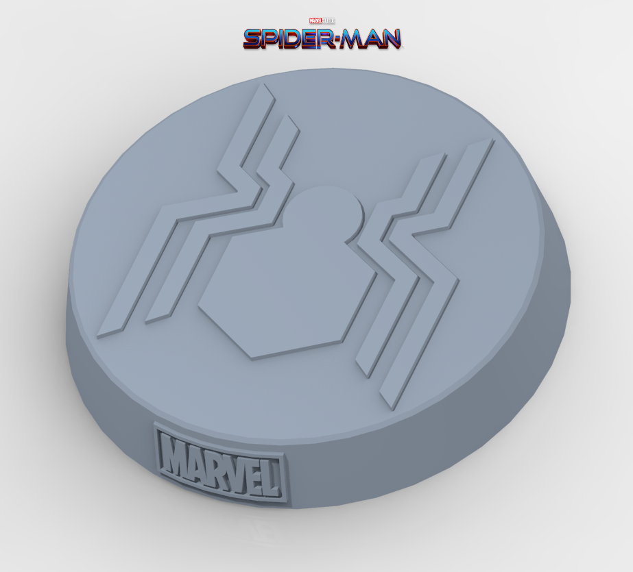 Free STL file Marvel Spiderman base 🦸‍♂️ ・Design to download and 3D ...