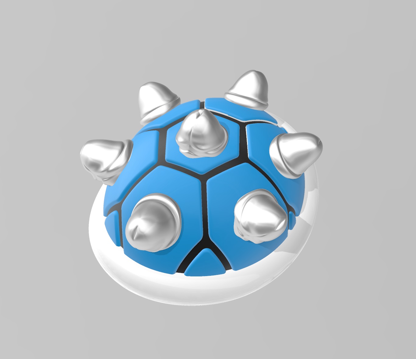 STL file mario kart naughty koopa shell 🐚 ・3D print model to download・Cults