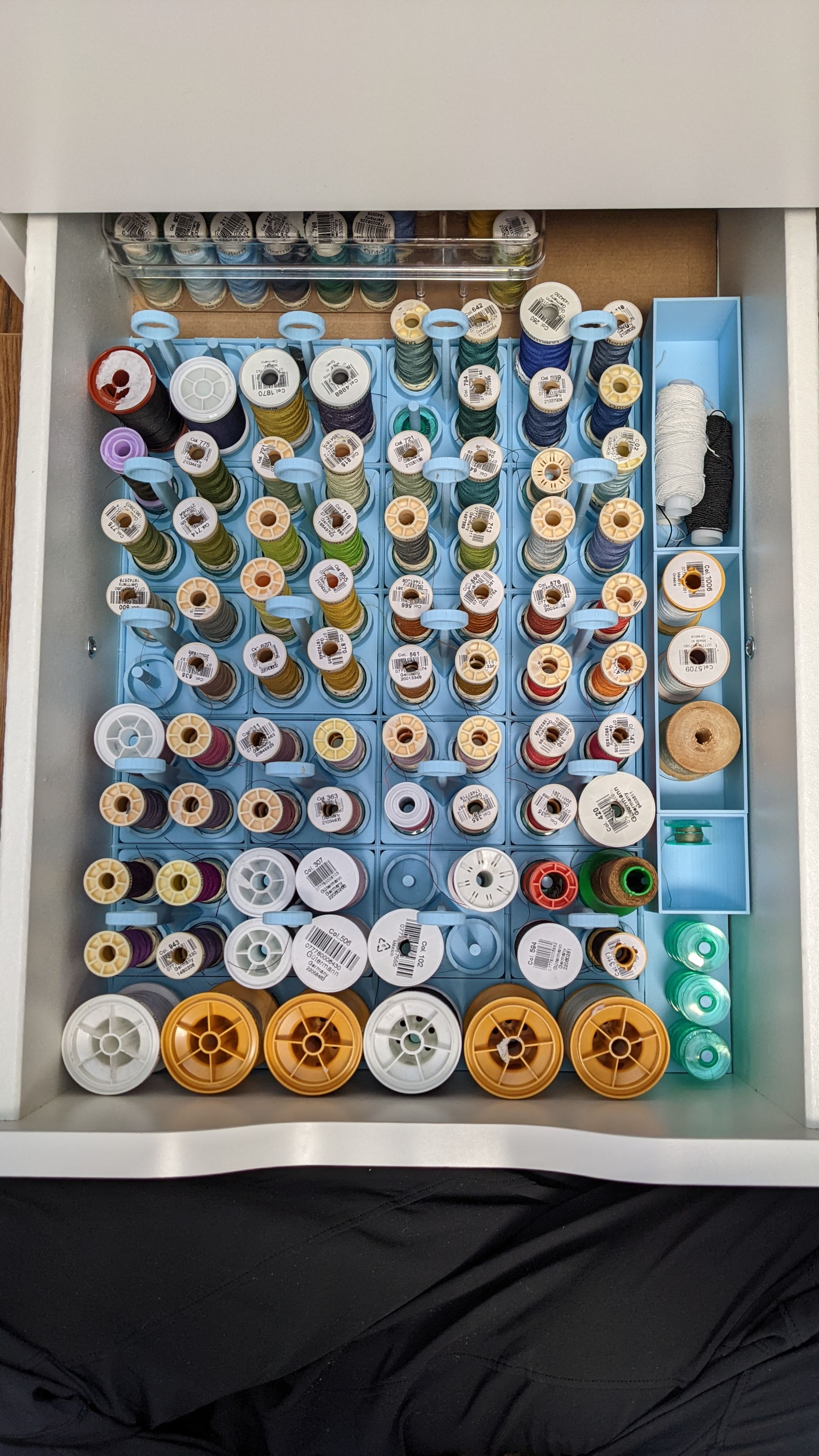 3D file Thread and Bobbin Spool Holder System 🧵・3D printer model to ...