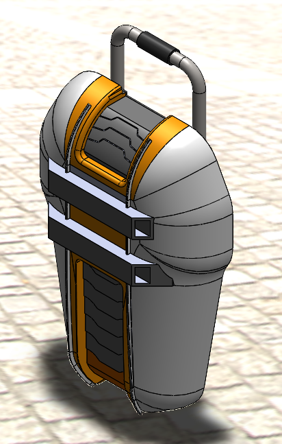 STL 文件 Gibraltar Shield (Apex Legends) 🇬🇮 ・可下载 3D 打印设计・Cults