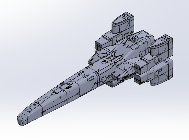 STL file Imperial Garga Falmul (1:3000) in the LoGH 🚗 ・3D printer model ...