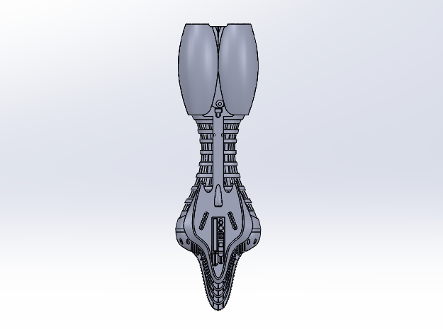 🚗 Disith Battleship (1:5000) in the Last Exile・ STL File for ・Cults