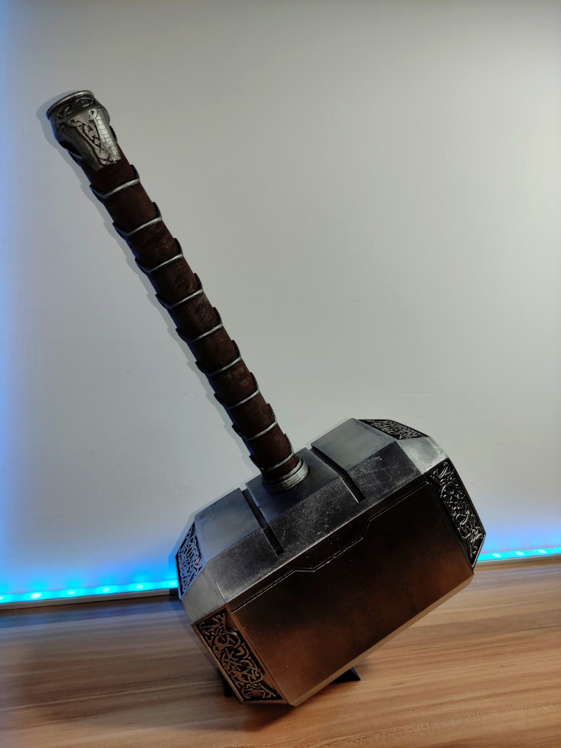 3D printable Life Size Thor's Hammer (Mjolnir) • made with Ender 3 Pro ...