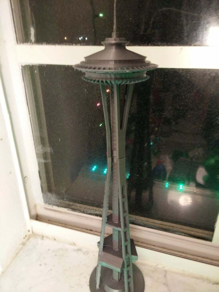 3D printable Seattle Space Needle・Cults