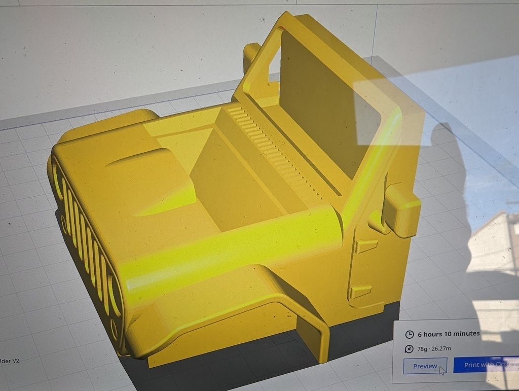 🏢 Jeep Wrangler Unlimited Business Card Holder・Free 3D File for ・Cults