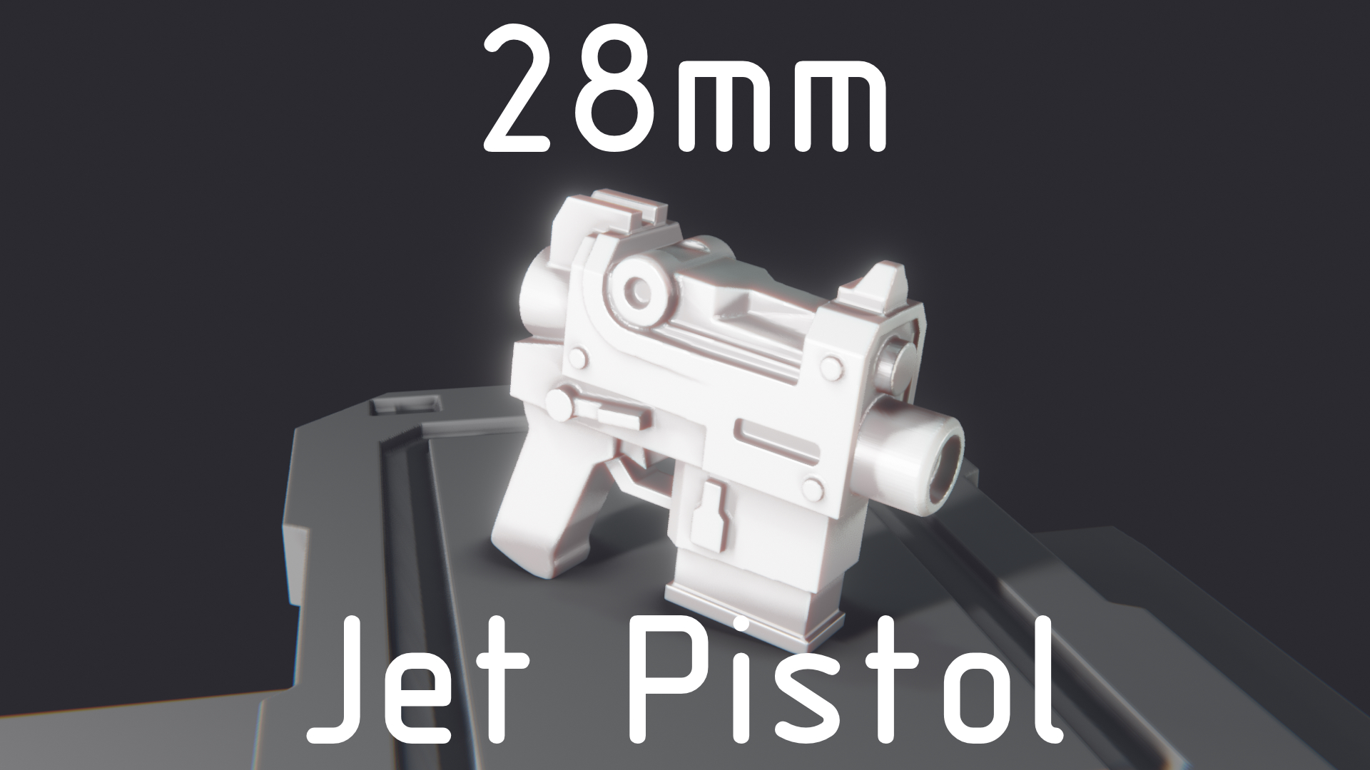 Free STL file 28mm Jet Pistol 🔫 ・3D printable model to download・Cults