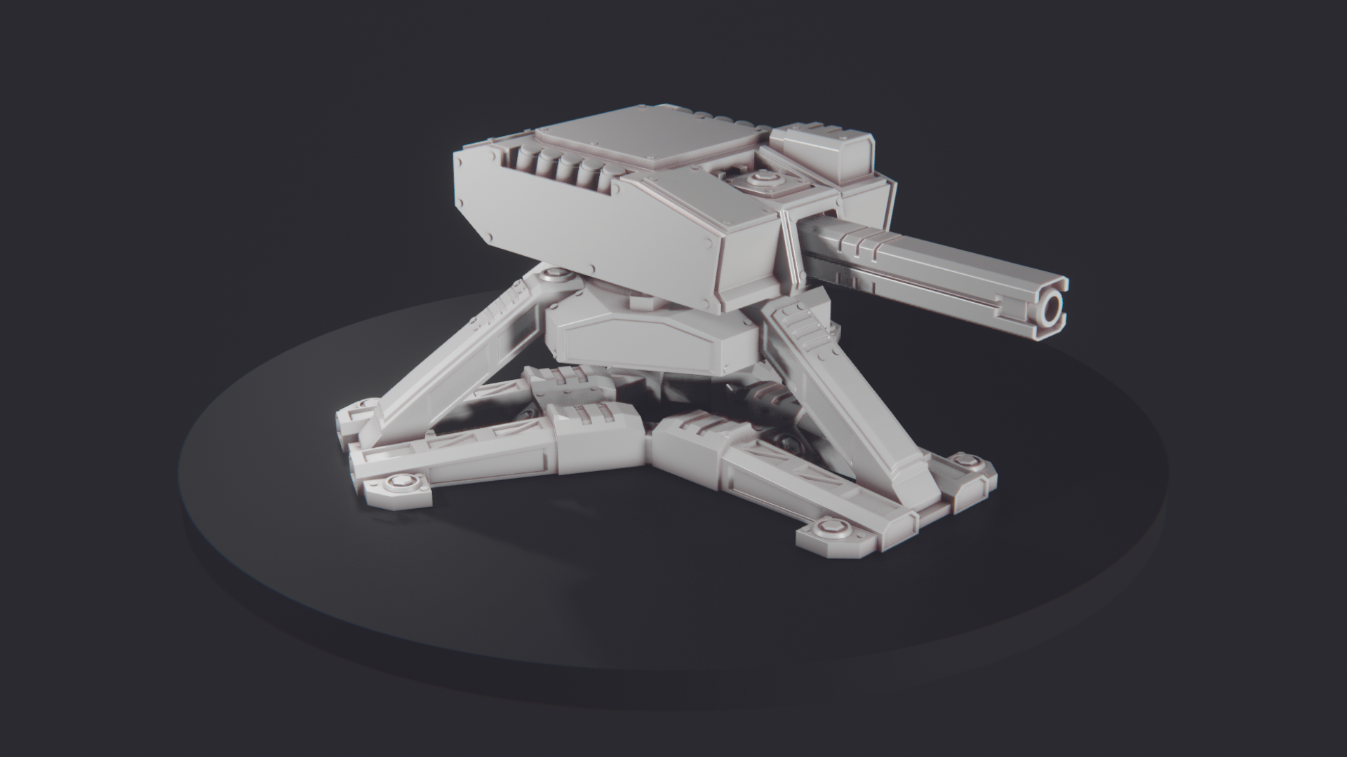 Free STL file 28mm Turret 🔫 ・3D print design to download・Cults