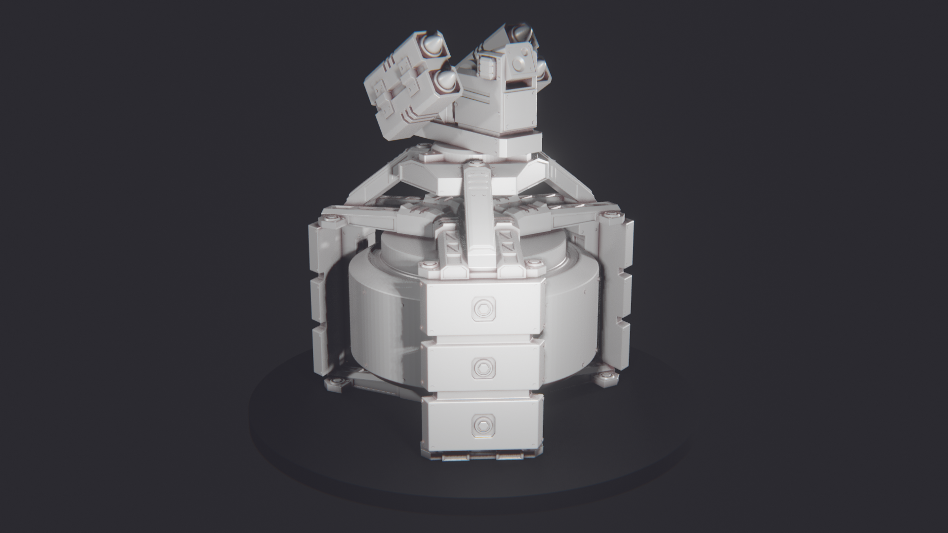 Free STL file 28mm Turret 🔫 ・3D print design to download・Cults