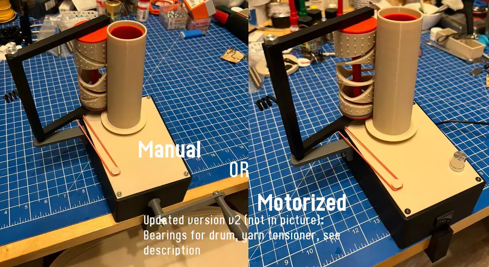 Free STL file Yarn cone winder v2 - manual or motorized 🧶 ・3D printing ...