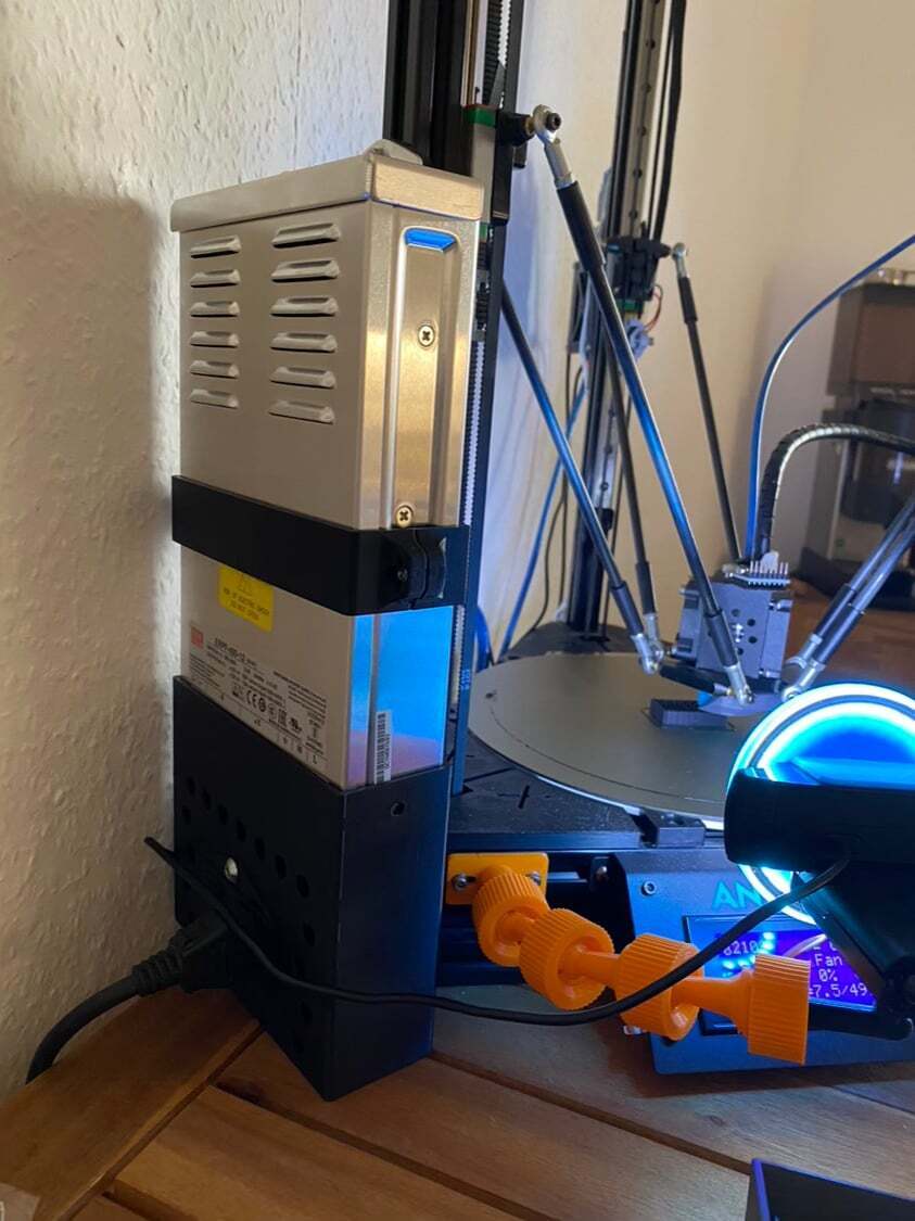 3D printing Meanwell ERPF-400-12 Mount for Anycubic Kossel・Cults