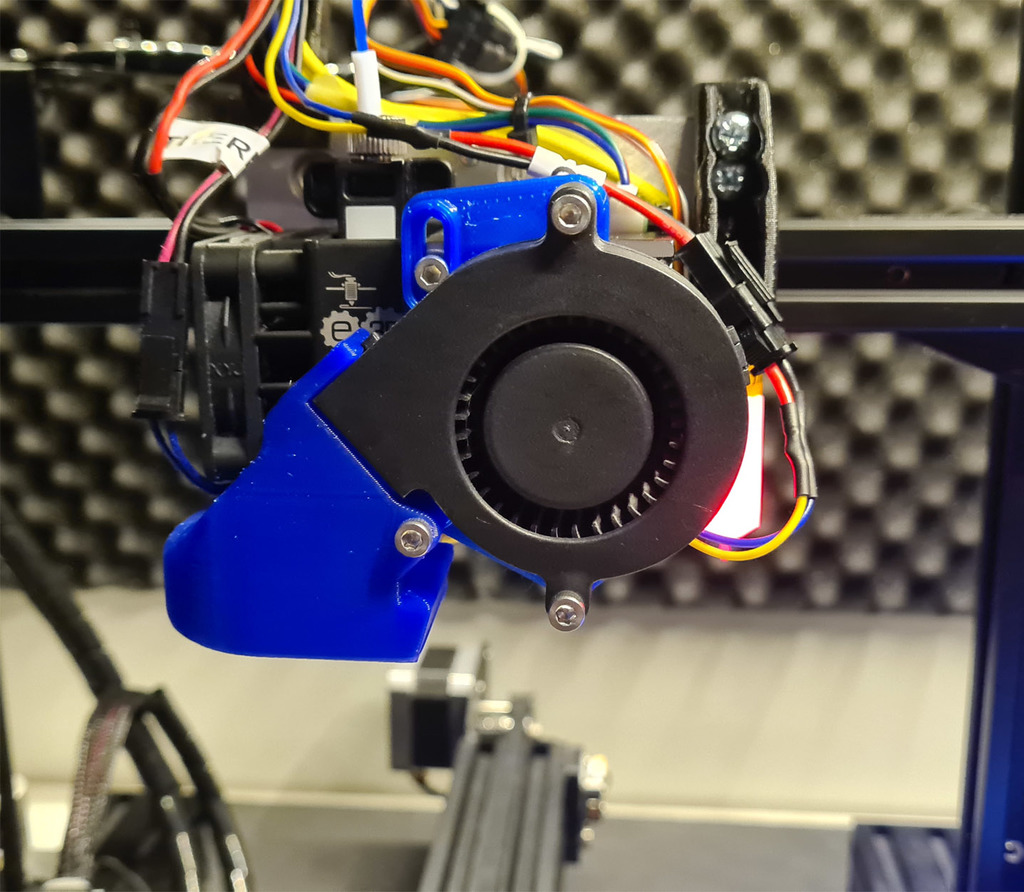 Free 3D file Improved E3D Hemera Part Cooling Duct v2.0 for 5015 Blower 🔧・Design to download and ...