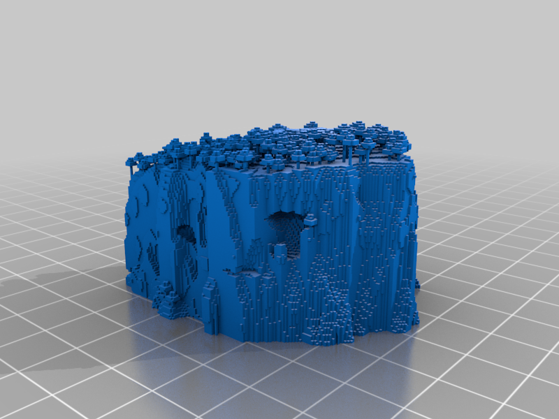 Free 3D file Minecraft Cave Island 🏝️ ・3D printer model to download・Cults