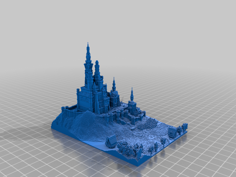 Free 3D file Minecraft Sleeping Beauty Castle 😴 ・3D print design to ...