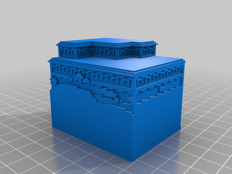 Free 3D file Minecraft mansion 🎒 ・3D printable object to download・Cults