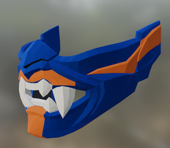 🗡️ Valorant Yoru Mask・ STL File for ・Cults