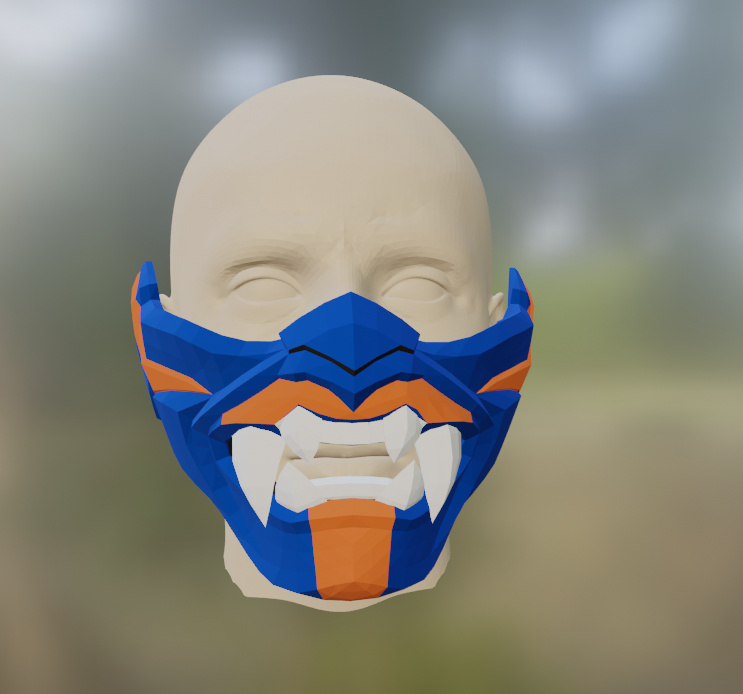 🗡️ Valorant Yoru Mask・ STL File for ・Cults