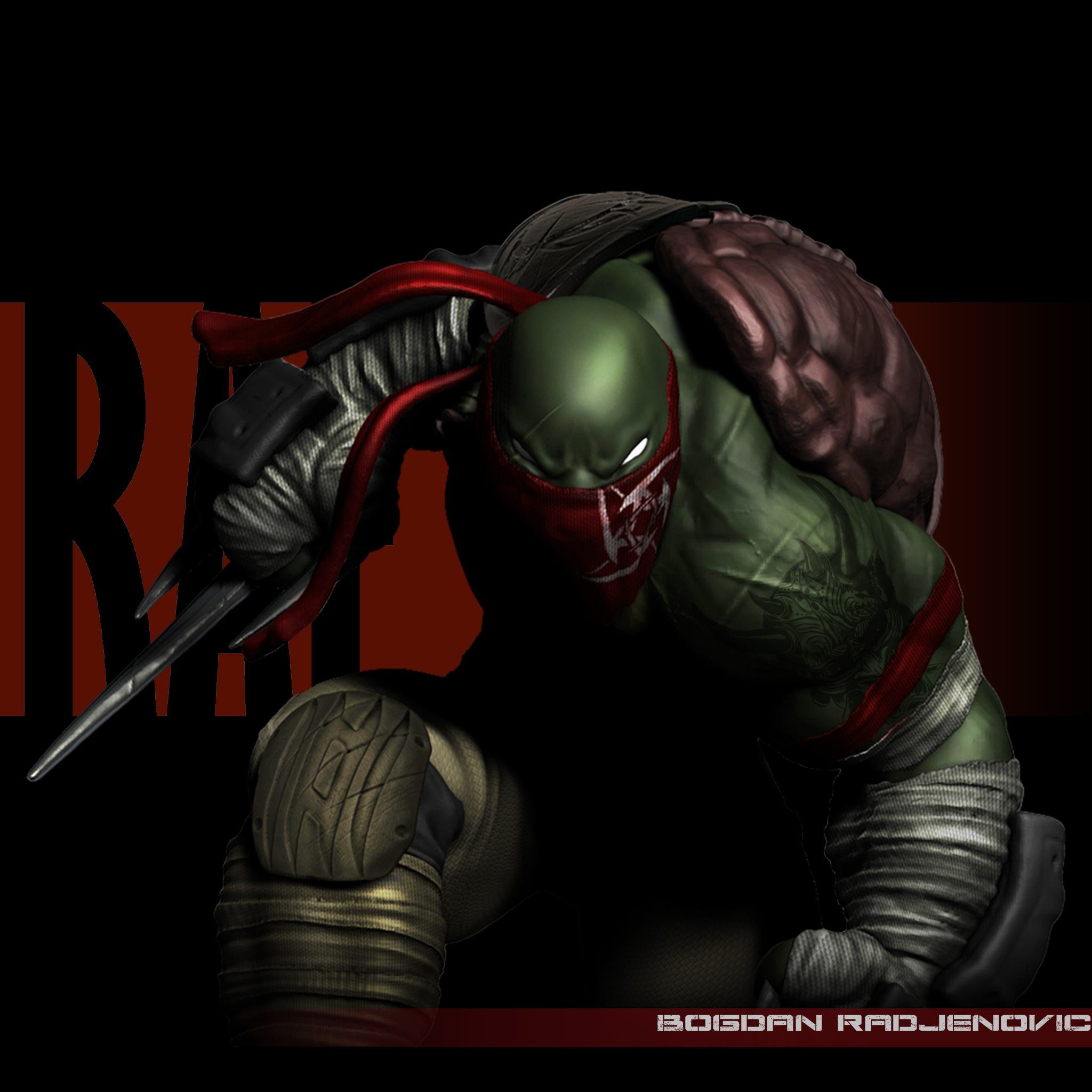 🥷 Raphael TMNT・ OBJ File for ・Cults