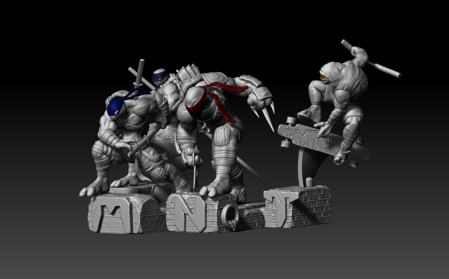 🥷 Teenage Mutants Ninja Turtles TMNT・ 3D File for ・Cults