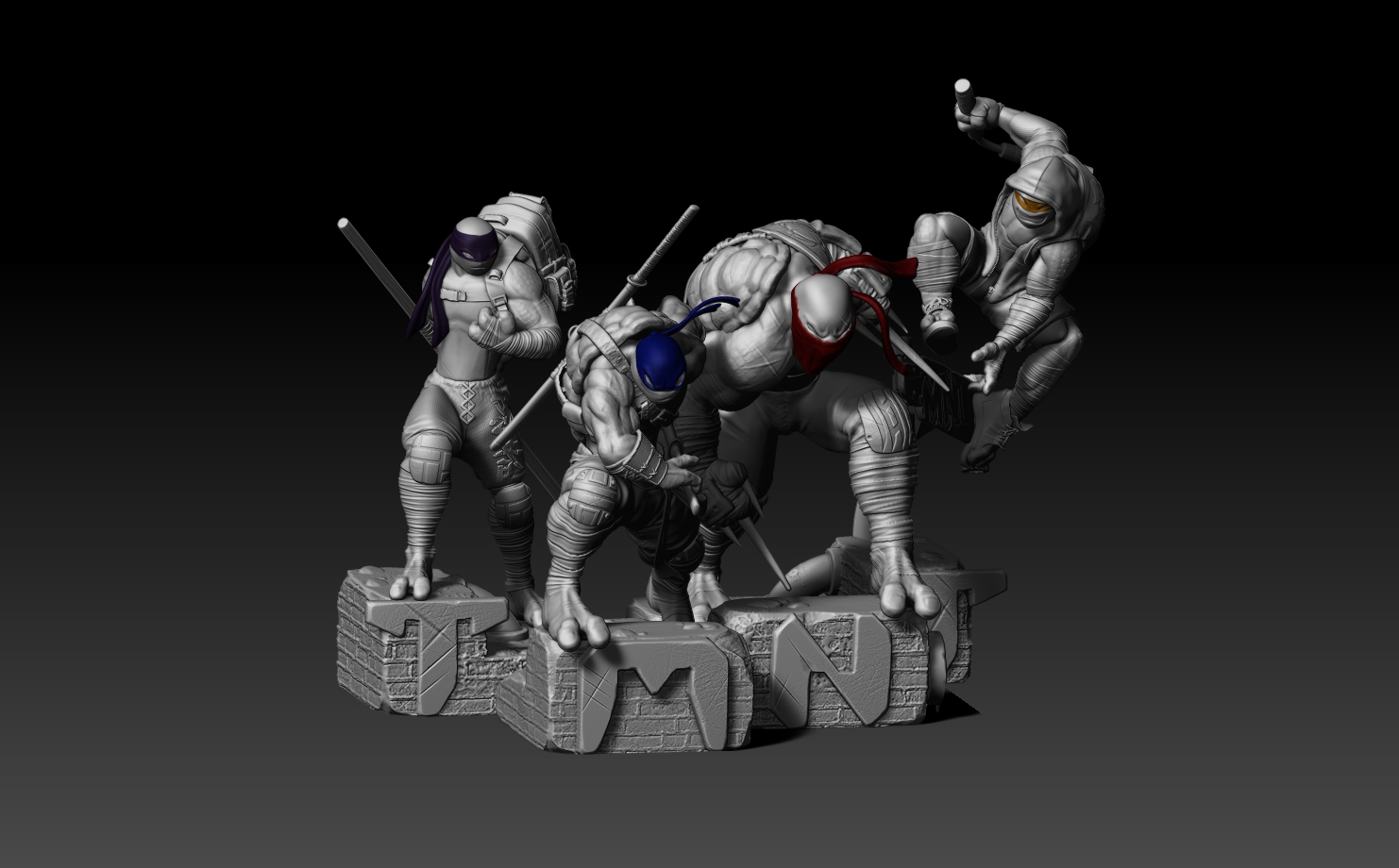 🥷 Teenage Mutants Ninja Turtles TMNT・ 3D File for ・Cults