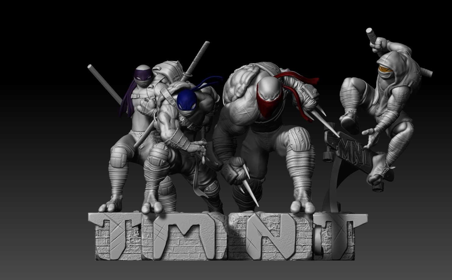 🥷 Teenage Mutants Ninja Turtles TMNT・ 3D File for ・Cults