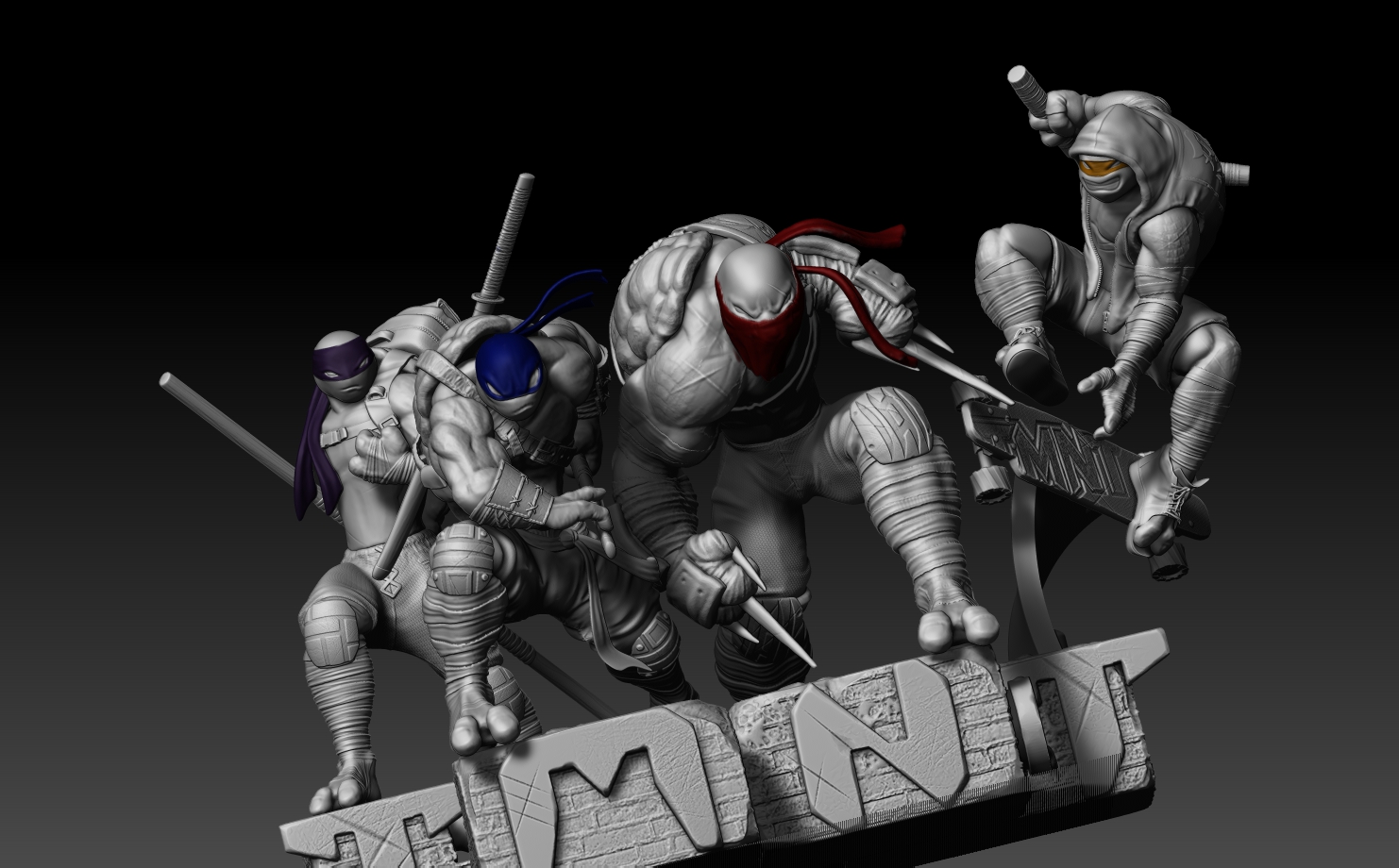 🥷 Teenage Mutants Ninja Turtles TMNT・ 3D File for ・Cults