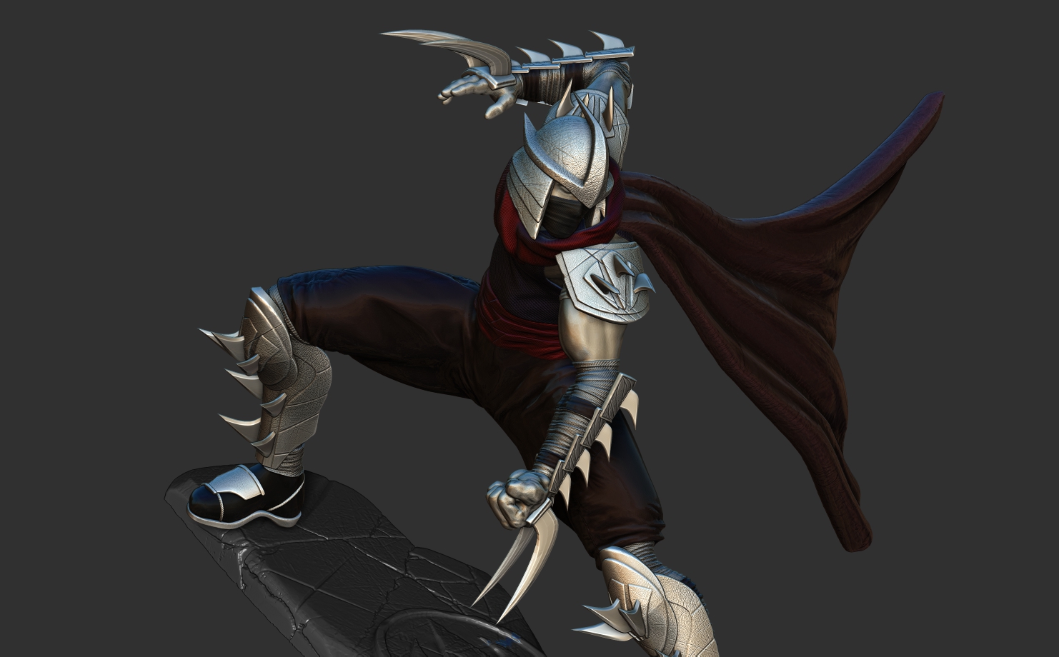 🥷 Shreder Oroku Saki TMNT・ STL File for ・Cults