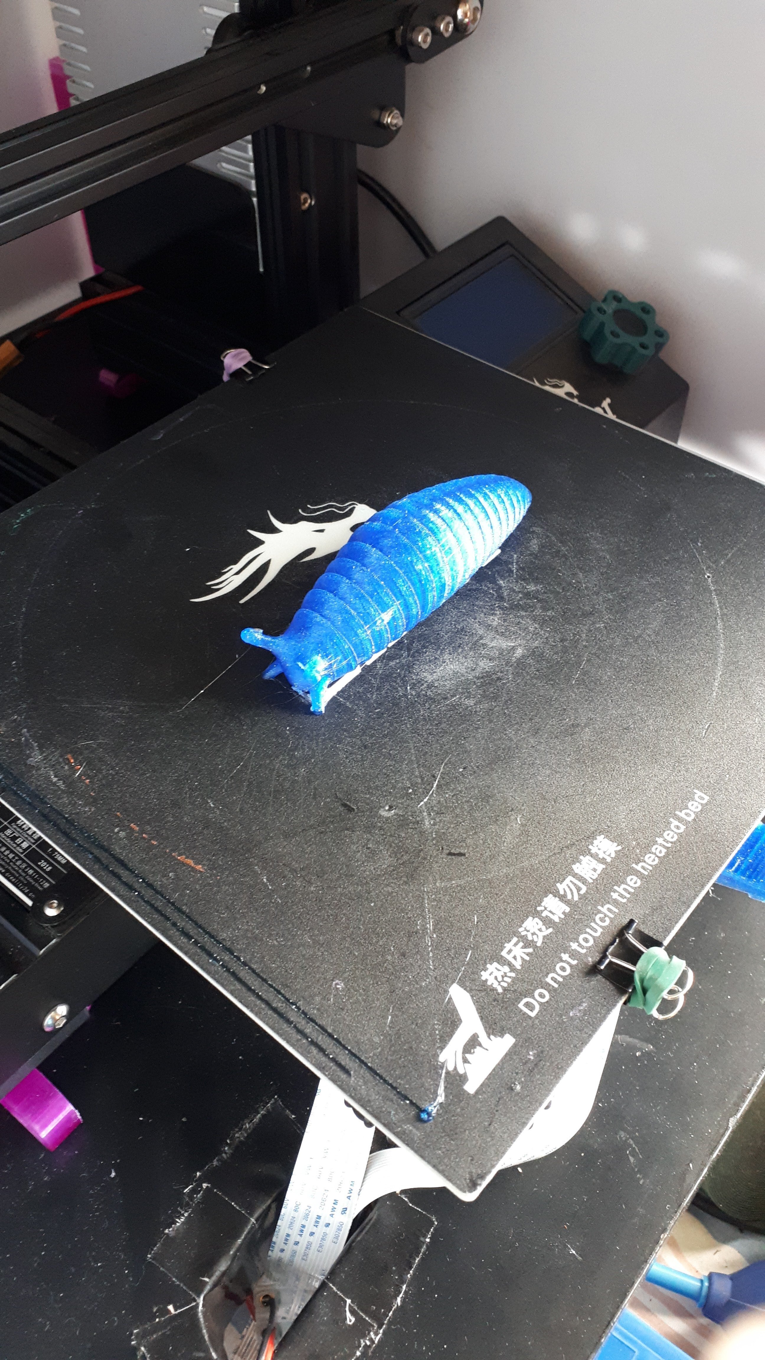 3D printing Articulated Slug With Better Z-Clearance・Cults