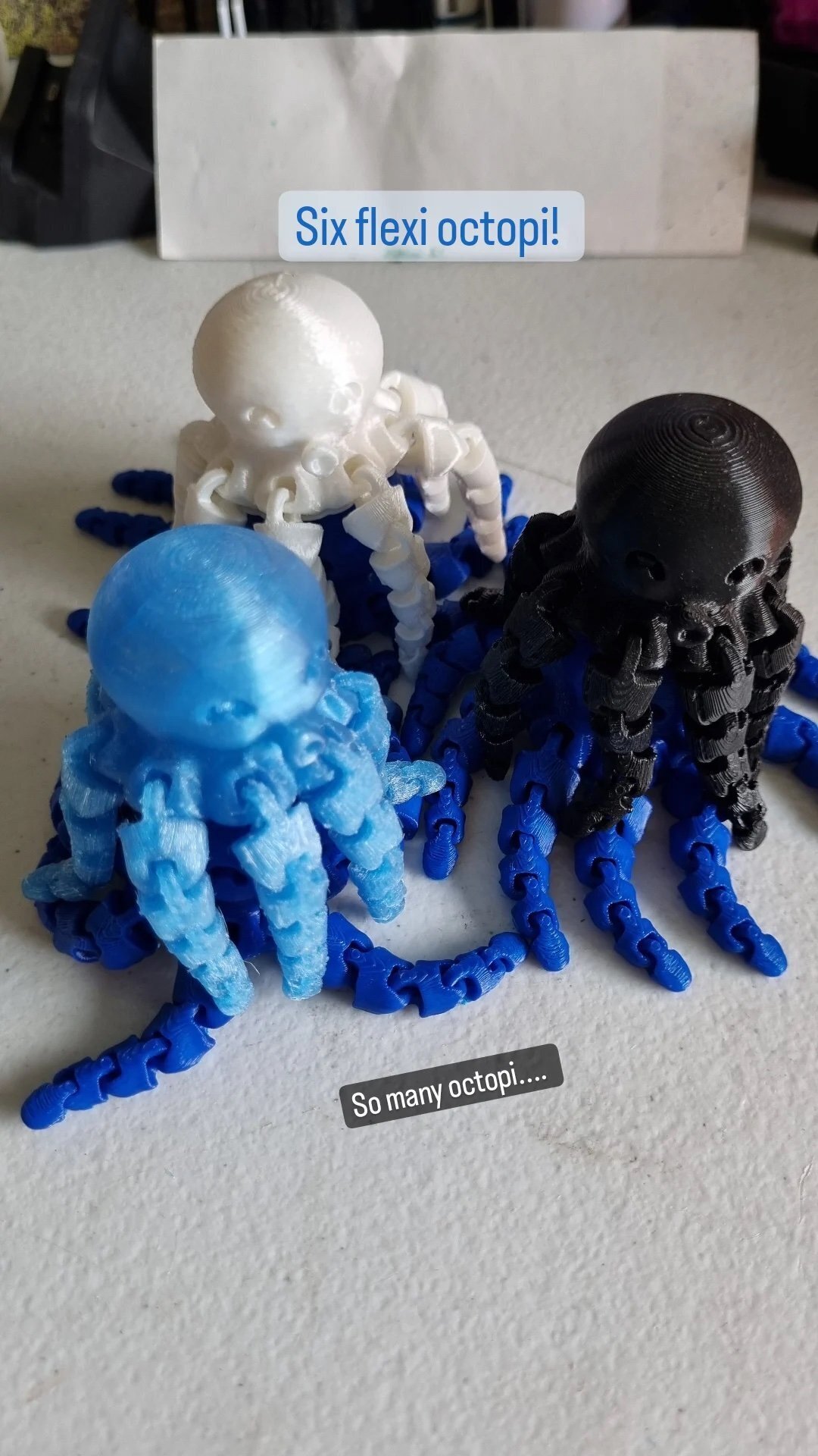 3D printable Cute Mini Octopus・Cults