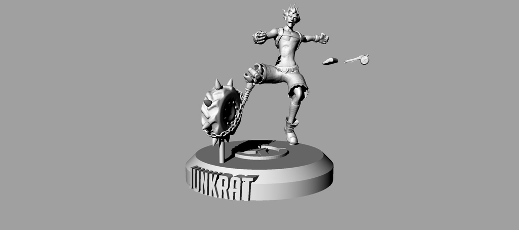 Free 3D file Overwatch - Junkrat with Riptire 🎨 ・3D printable model to ...