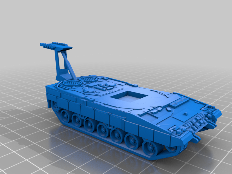 🪖 LEGUAN bridge-laying tank・Free 3D File for ・Cults