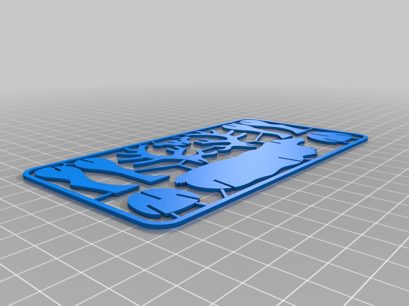 🎄 Reindeer christmas card kit 3d print・Free STL File for ・Cults
