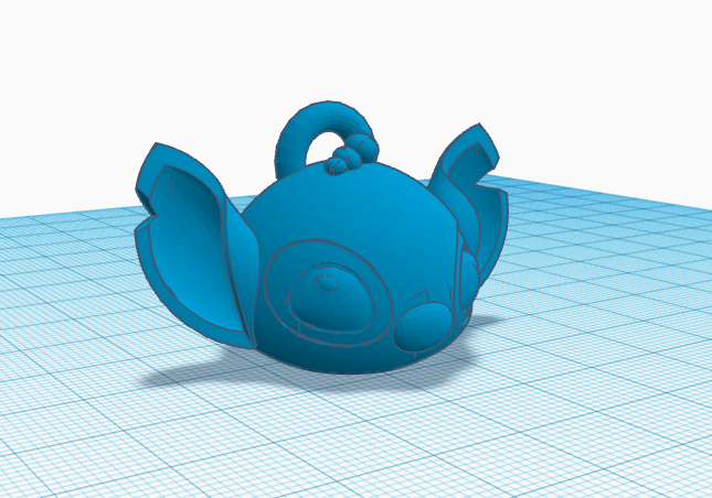 🔑 Stitch key ring・Free STL File for ・Cults