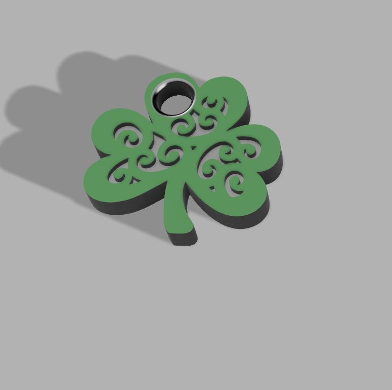Free STL file St Patrick's key ring 🔑 ・3D printer design to download・Cults