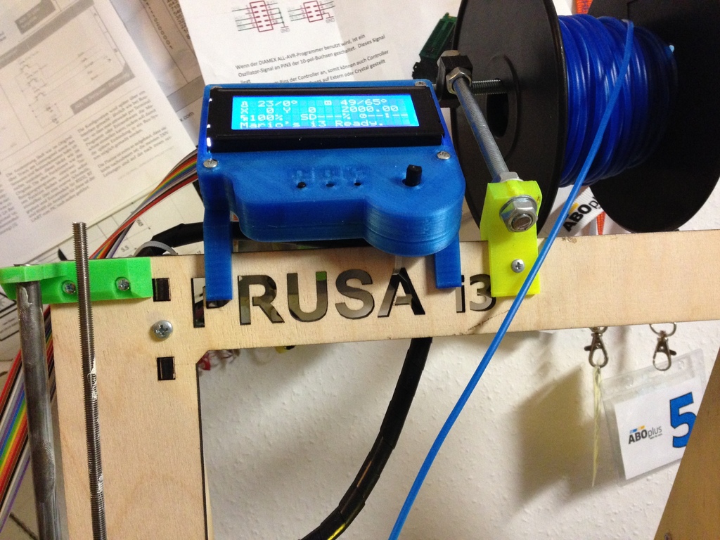 Free 3D file Panelolu Prusa I3 Mount 🔧 ・Template to download and 3D print・Cults