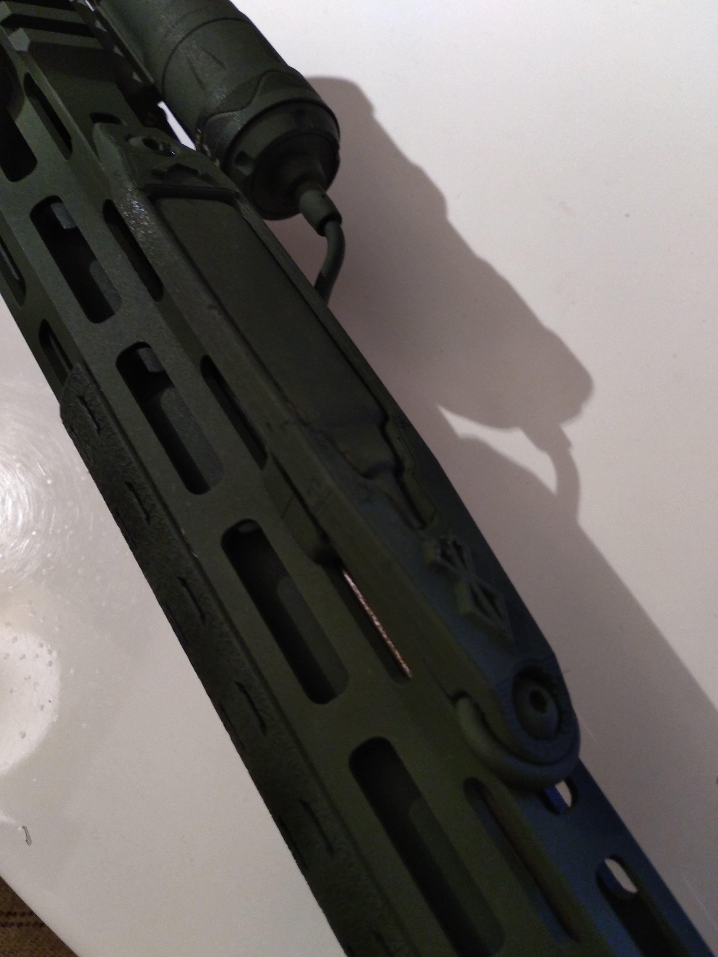 🔦 Slim M-LOK mount for O-Light ODIN mini flashlight switch !old gen ...