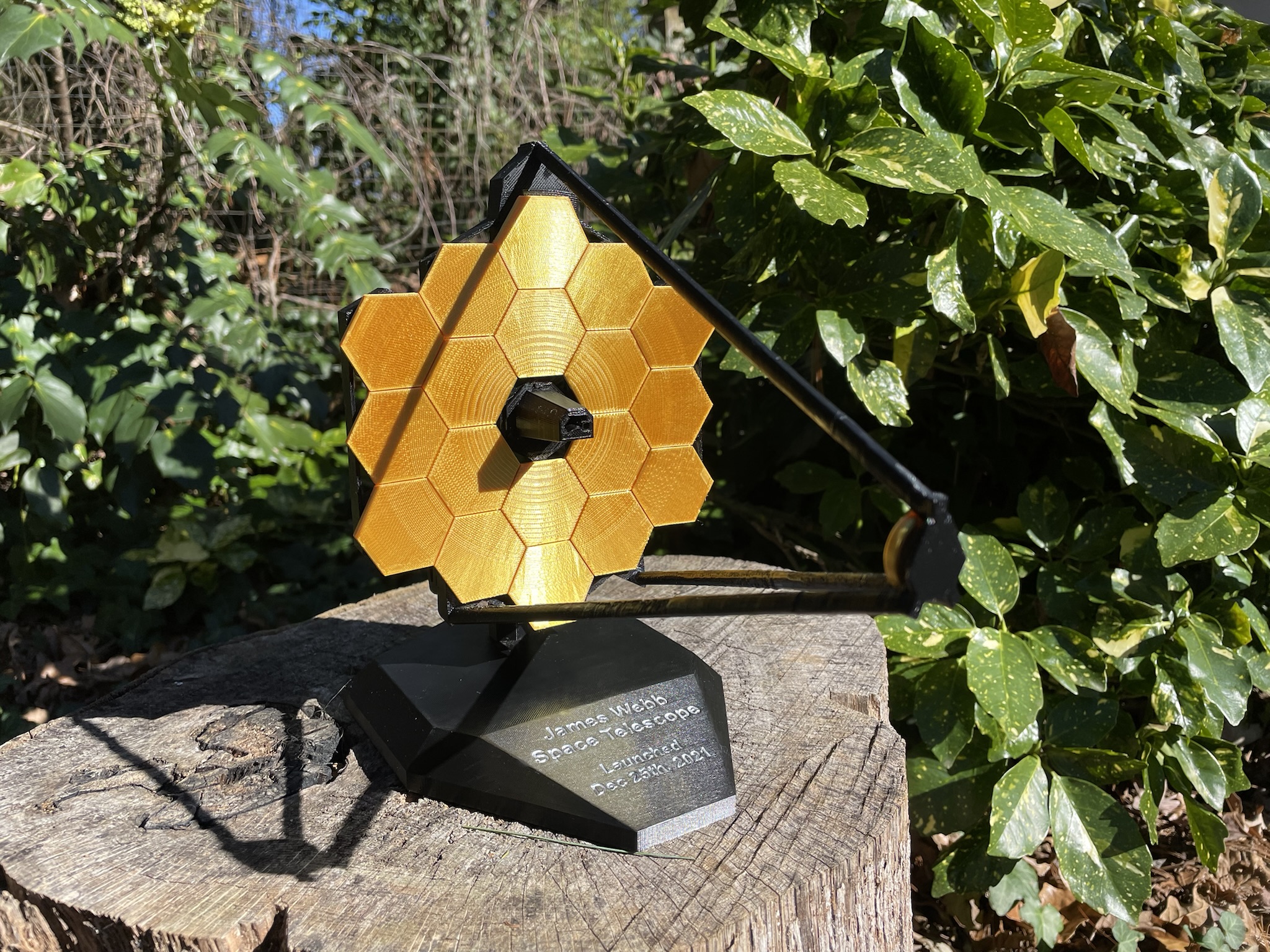 🛰 James Webb Space Telescope Mirror (1:40)・ STL File for 3D printing・Cults