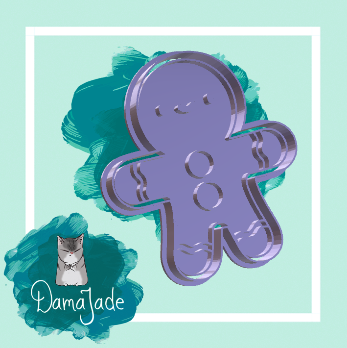 Archivo STL Gingerbread man 2 👨 ・Objeto de impresión 3D para descargar ...