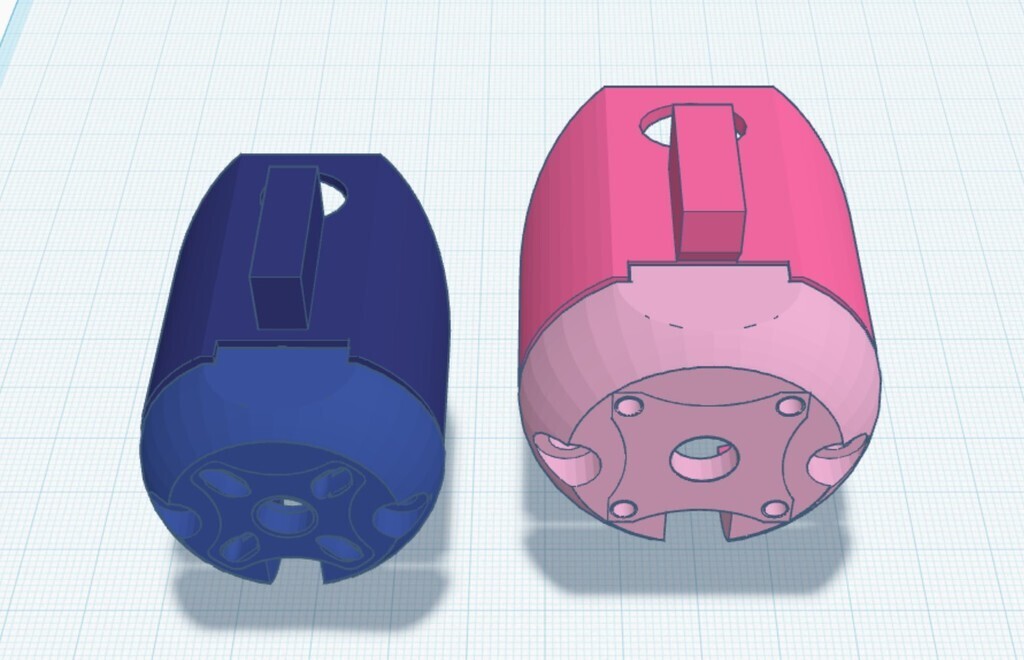 🦅 AeroScout / Esky Eagle RC plane Wing Motor Mounts ( 2 sizes of motors ...