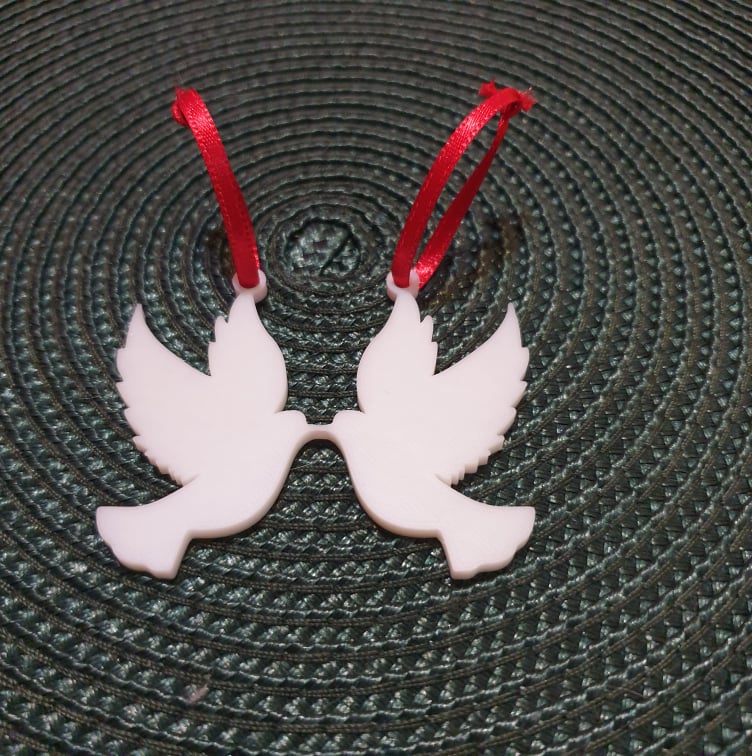 🎄 Doves of Friendship・Free STL File for ・Cults