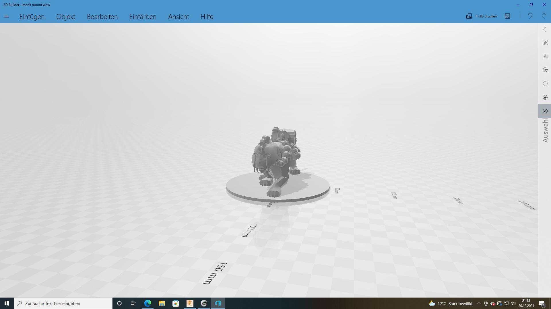 OBJ file Wow Monk Mount 🎲 ・3D printer design to download・Cults