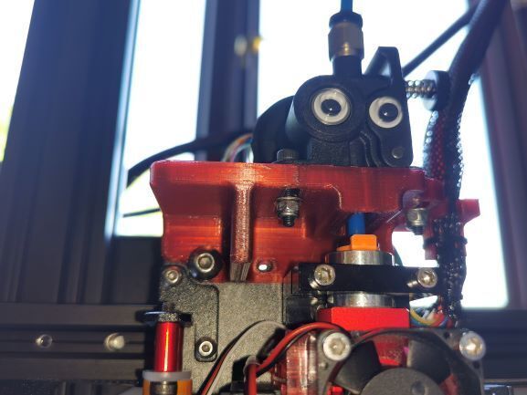 🥵 Ender 3v2 Orbiter extruder mount for V6 hot ends.・Free 3D File for ・Cults